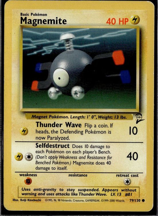 Magnemite - 79/130 - Base Set 2 (Gebraucht) in Zürich für CHF 1 – mit ...