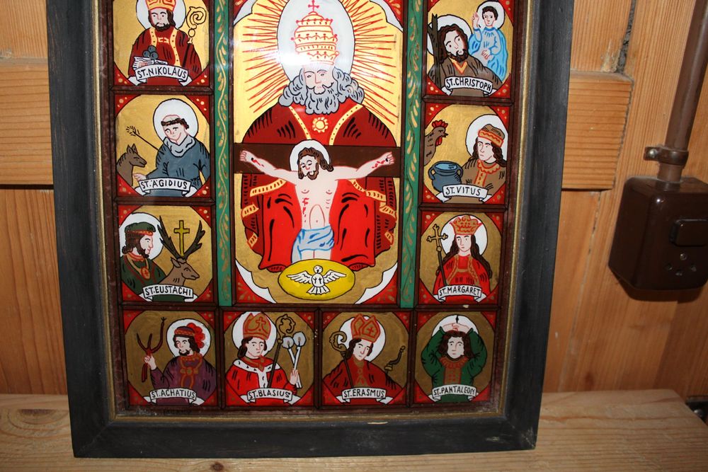 Hinterglasmalerei Sandl im Mühlviertel in Oberösterreich. (Gebraucht) in Domat-Ems für CHF 130 ...