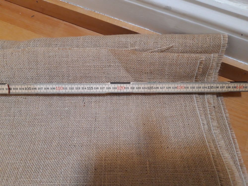 Jute Stoff Meterware Neu ca. 4.20m Länge x 1.32m Breite (Neu (gemäss ...