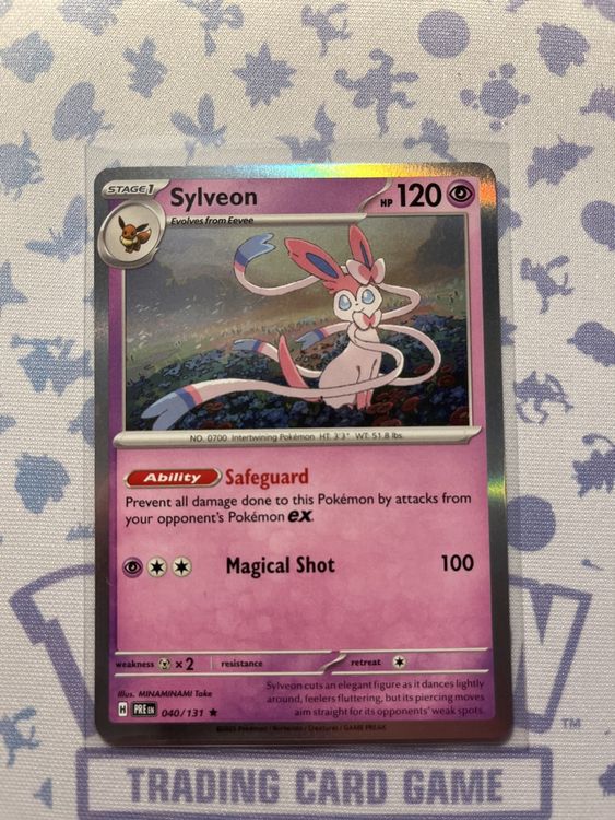 Pokémon Sylveon Holo 040/131 Prismatic Evolutions EN | Kaufen auf Ricardo