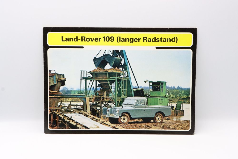 Land Rover 109 Langer Radstand 1971 Prospekt | Kaufen auf Ricardo