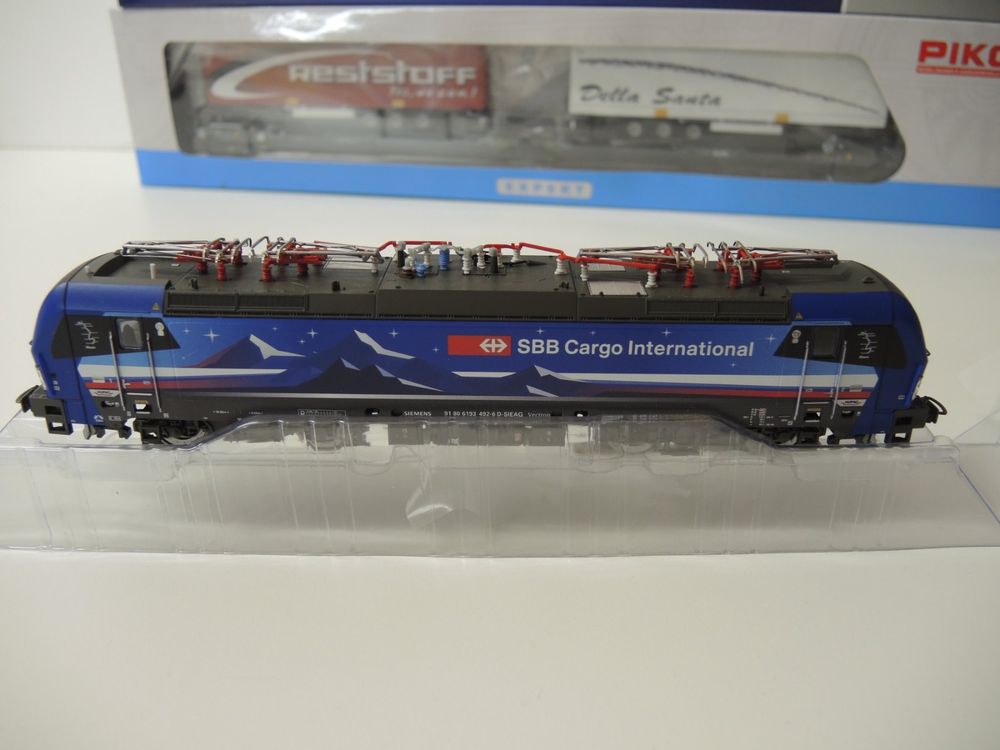 Z27: Piko SBB Vectron DC mit Doppeltragwagen (Neu und originalverpackt ...
