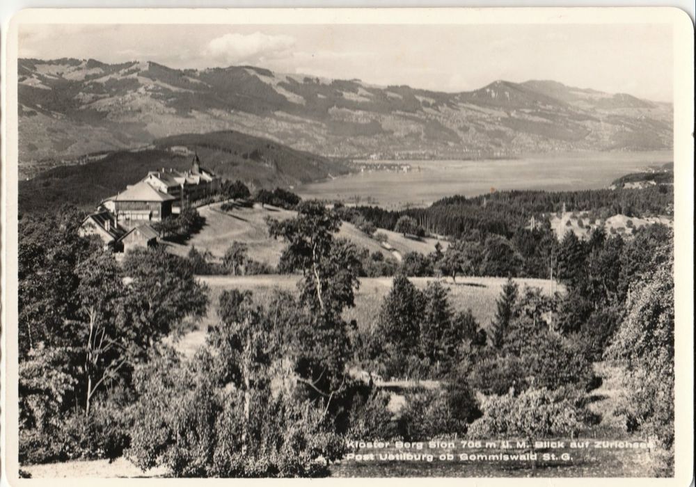 Kloster Berg Sion,- Post Uetliburg ob Gommiswald (Gebraucht) in ...