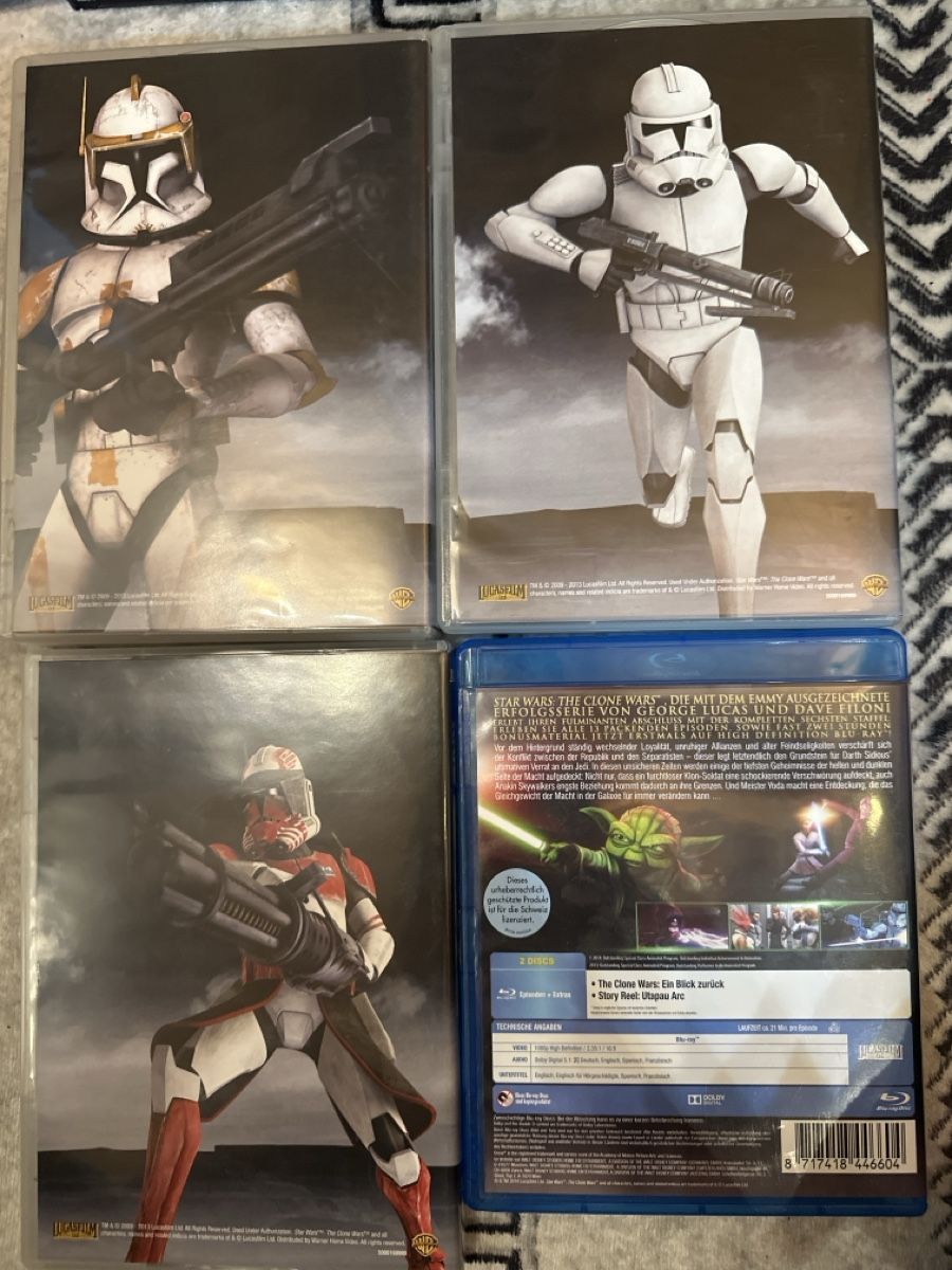 Star Wars The Clone Wars Collectors Box 1-5 + 6. Staffel (Gebraucht) in ...