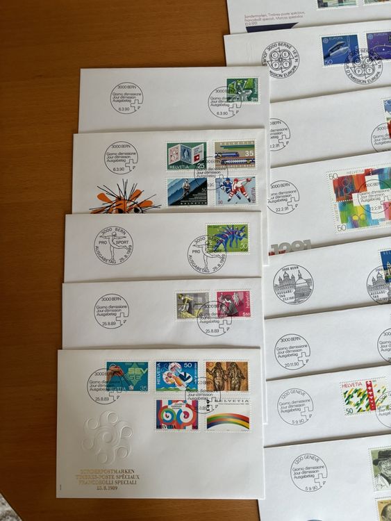 50 FDC aus den 80er/90er Jahren Schweiz (Gebraucht) in Murgenthal für CHF 1 – mit Lieferung auf ...