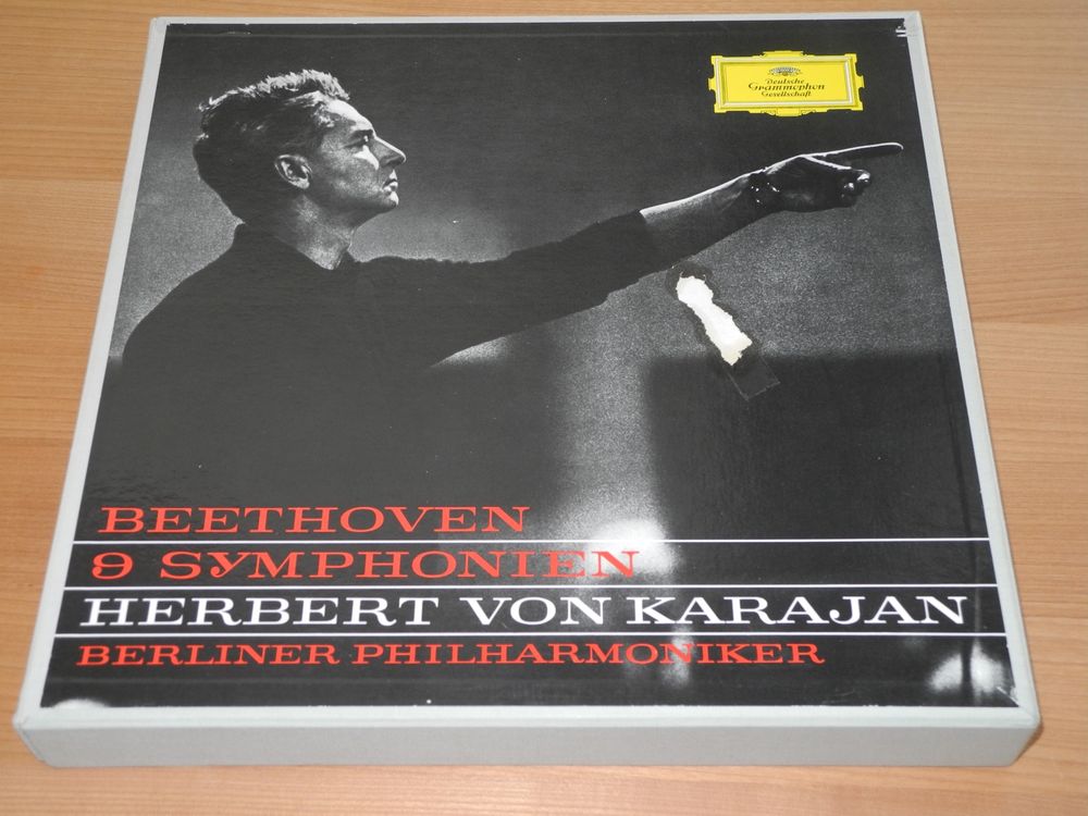 BEETHOVEN: ALLE SINFONIEN – KARAJAN – DGG 8 LPs TULPE - 1963 (Neu (gemäss Beschreibung)) in ...