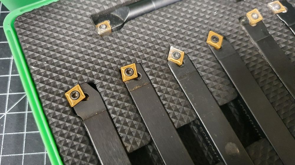 7 Teile Wendeplatten - Drehstahlset 10 mm (Gebraucht) in Muri b. Bern ...