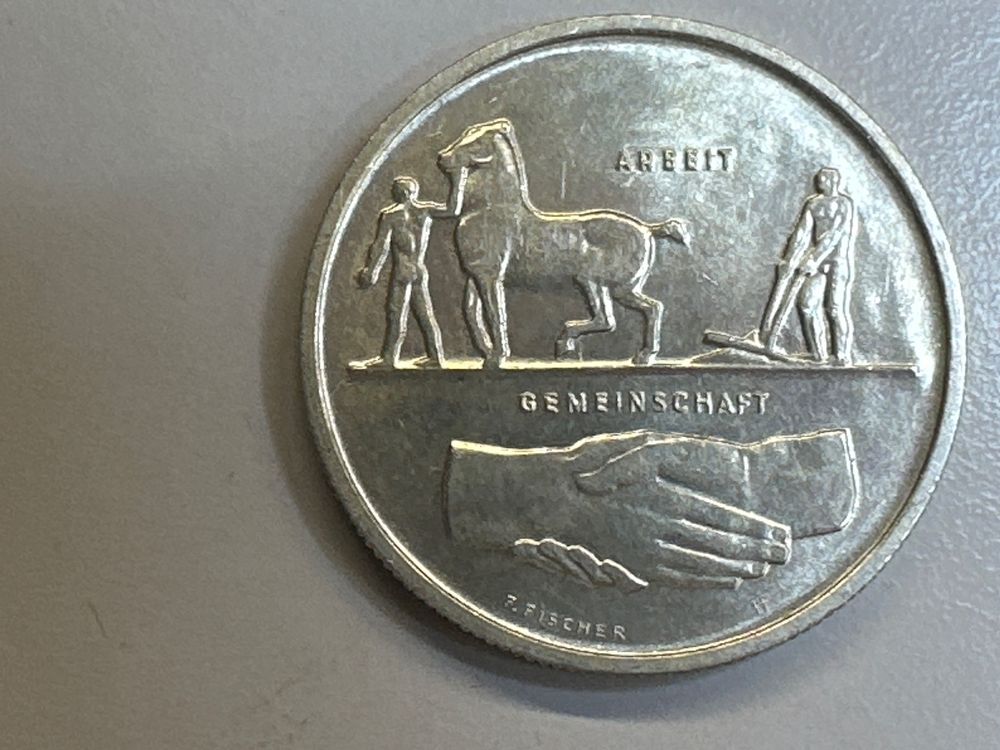 5 Fr. Silber Schweiz Landesausstellung Zürich 1939 (Gebraucht) in Herisau für CHF 23 – mit ...