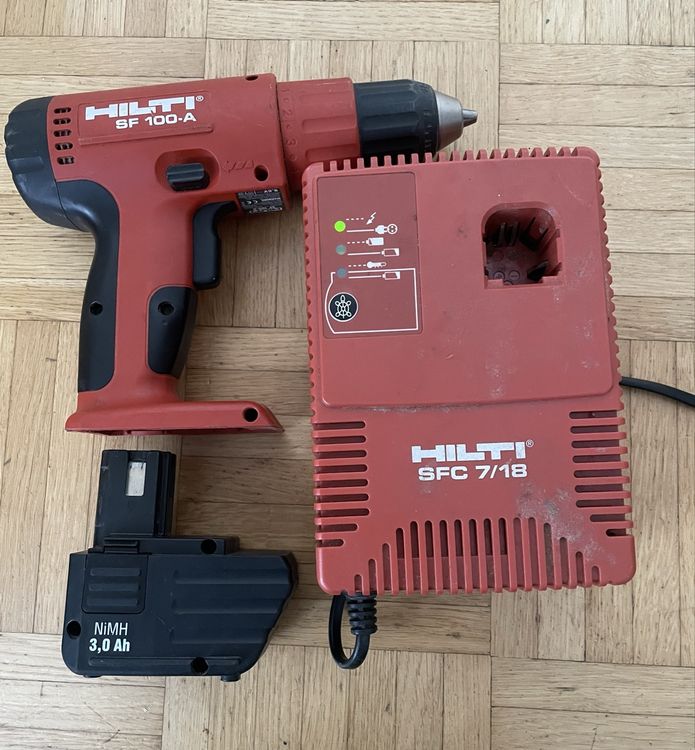Hilti SF 100-A Bohrmaschine defekt Akku lässt nicht laden (Defekt) in St. Gallen für CHF 35 ...