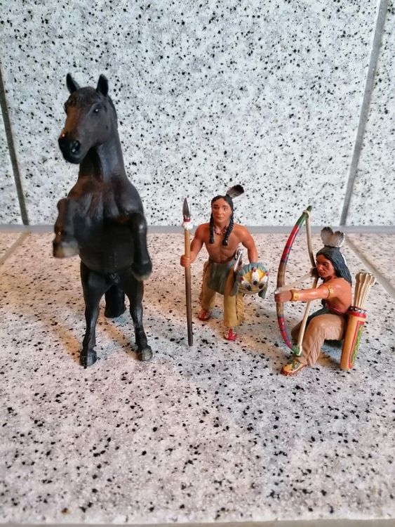 Schleich Indianer und Pferd (Gebraucht) in Volken für CHF 8 – mit ...