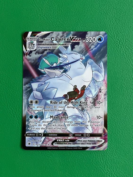 Pokemon Calyrex VMax Ice Rider TG15/TG30 EN | Kaufen auf Ricardo