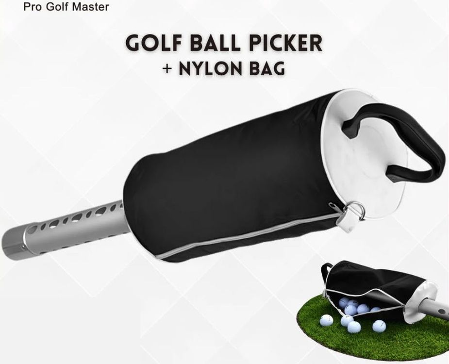 Golf Ball Fänger, Picker, mit Nylon Bag 70 Bälle, Fabrikneu (Neu ...