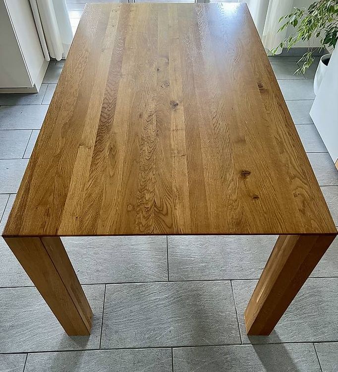 Table chêne massif (D'occasion) à Attalens pour CHF 200 – retrait uniquement | Acheter sur Ricardo