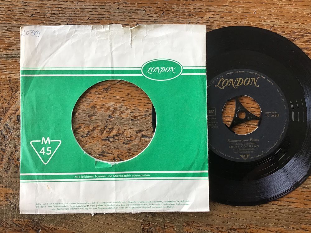 German 7’’ rock SP Eddie Cochran | Kaufen auf Ricardo
