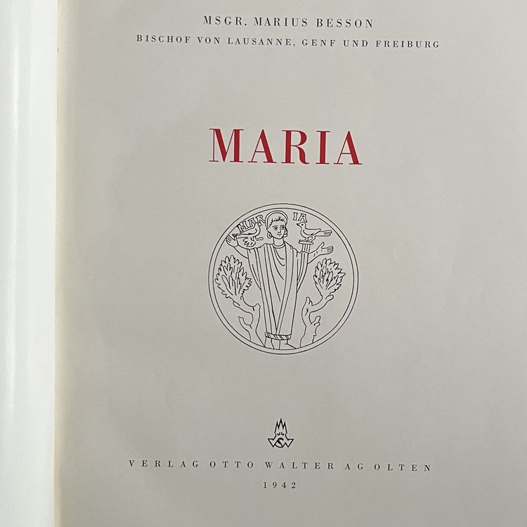 Marius Besson: Maria 1942 (Gebraucht) in Schwyz für CHF 3 – mit ...