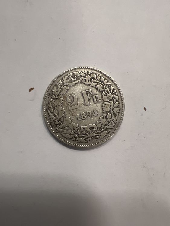 2 Fr Silbermünze JG 1894 | Kaufen auf Ricardo