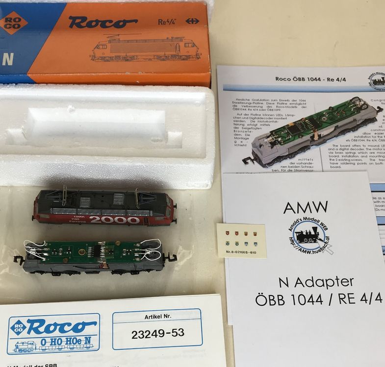 SBB Re 4/4 IV 10101 mit Bahn 2000 Schriftzug (Gebraucht) in Männedorf für CHF 100 – mit ...