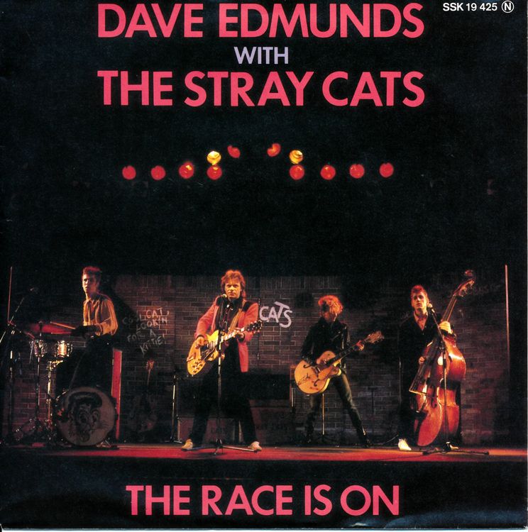 DAVE EDMUNDS / STRAY CATS - THE RACE..(7'' Vinyl Single VG+) (Gebraucht ...