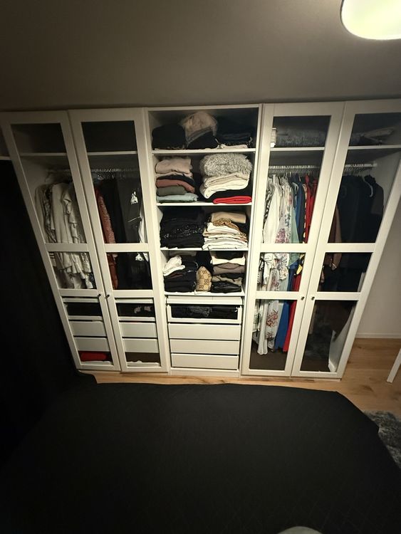 PAX Schrank 300x253cm/ weiss/ Glastüren (Gebraucht) in Kreuzlingen für ...