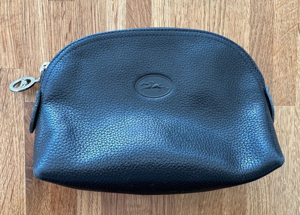 Neccesaires Kosmetiktasche LONGCHAMP Le Foulonné schwarz (Gebraucht) in ...
