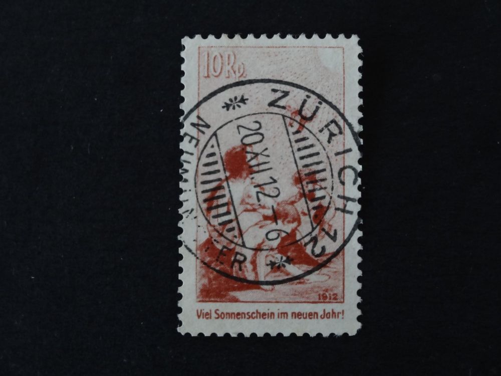 Top Vollstempel ZÜRICH 12 selten !! (200.--) 20.XII.12 143 (Gebraucht) in Anwil für CHF 40 – mit ...