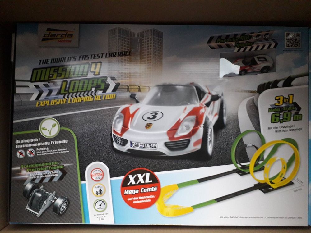 DARDA® Autorennbahn Mission 4 Loops (Neu und originalverpackt) in ...