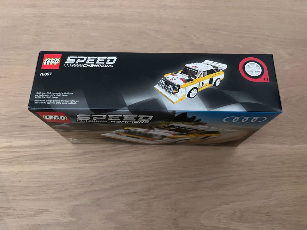 Lego 76897 Speed Champions 1985 Audi Sport quattro S1 NEU (Neu und ...