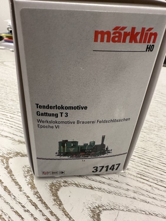 Märklin 37147 T3 Feldschlösschen Werkslok mfx Sound (Gebraucht) in ...