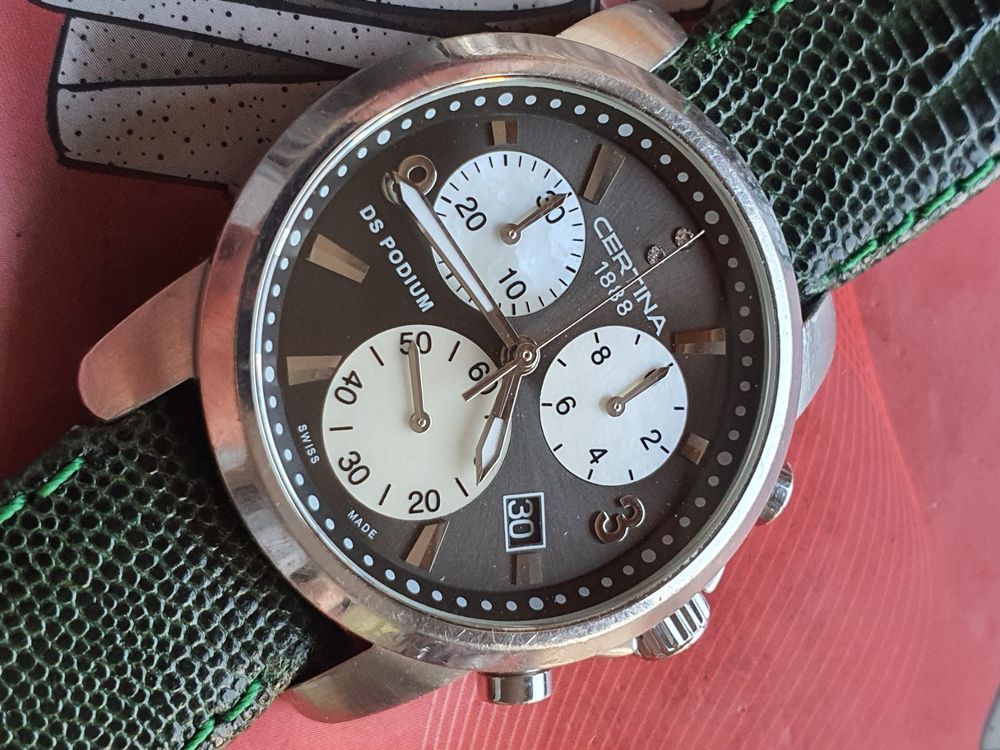 98 Certina DS Podium Date Perlmutt Damen Jumbo (Gebraucht) in Muri AG ...