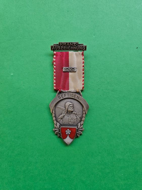 SEFTIGEN 1949 SCHIESSEN KRANZABZEICHEN MEDAILLEN MÜNZEN (Gebraucht) in Ermatingen für CHF 3.5 ...