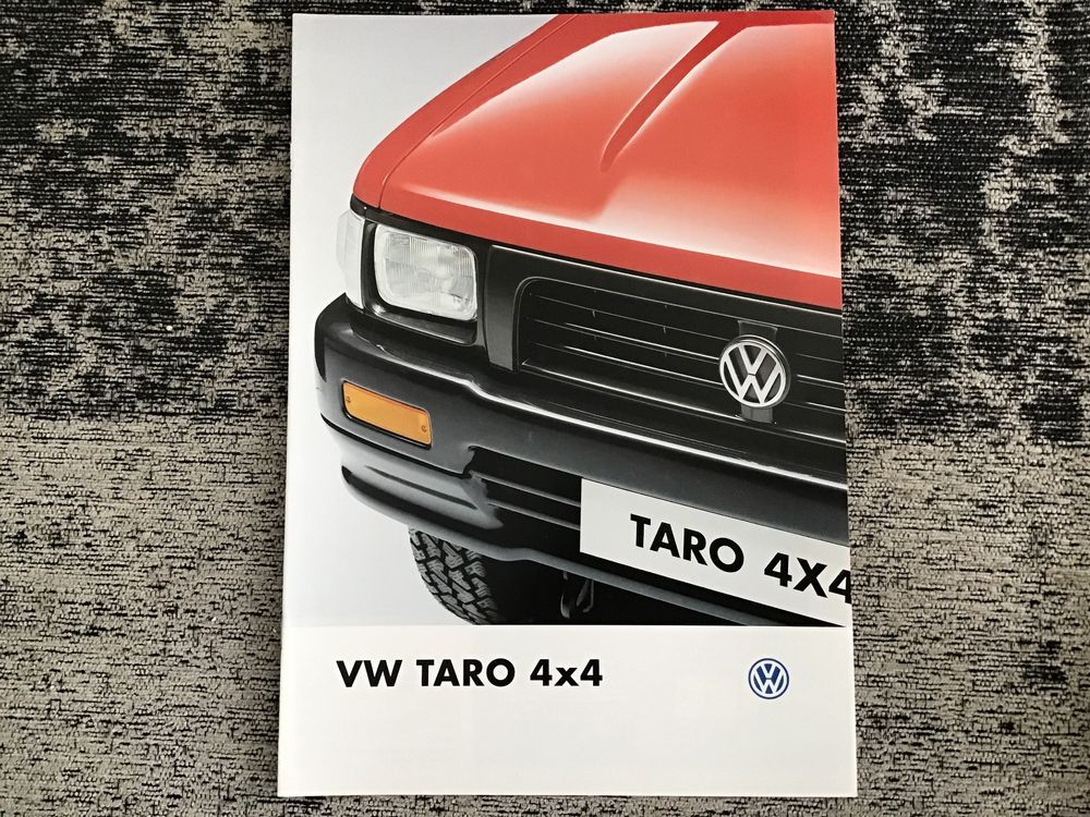 VW Taro 4x4 Verkaufsprospekt 12 Seiten Januar 1995 (Gebraucht) in ...