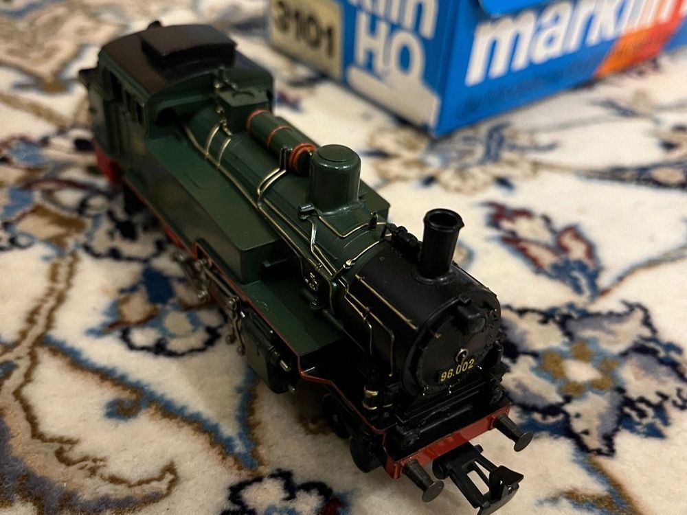 Märklin 3101 seltene Belgische Dampflok 96.002 der SCNB, OVP (Gebraucht ...
