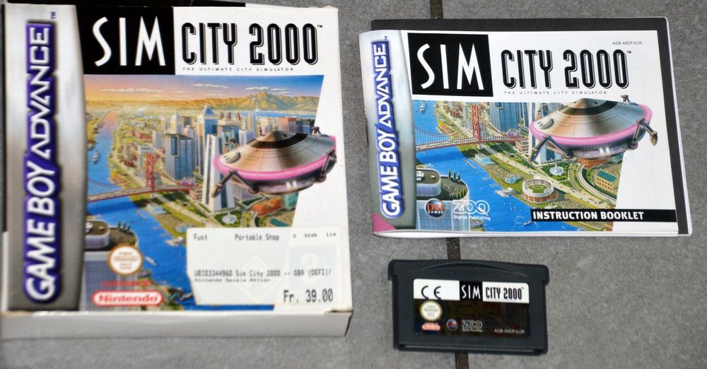 007 / Sim City 2000 / Fifa 2005 Game Boy Advance (Gebraucht) in Collonges für CHF 30 – mit ...