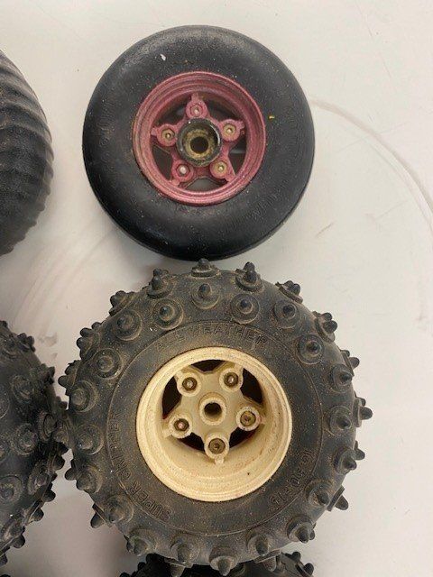 Tamiya Rough Rider, Super Champ und Sand Scorcher Räder alt (Defekt) in ...