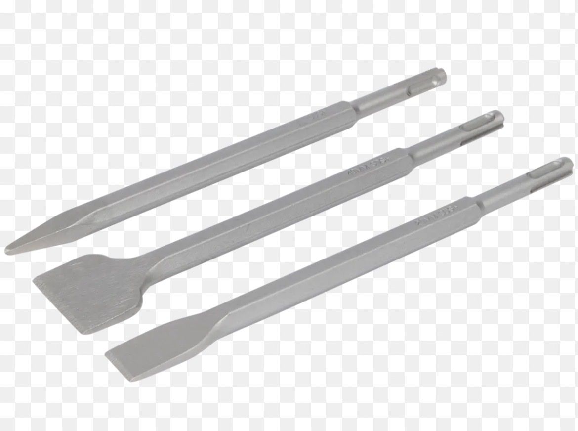 6 - teilig 3 Meisel Einsätze SDS Plus + 3 SDS Plus Bohrer (Neu (gemäss ...