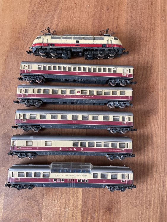 Mini Trix Rheingold locomotive et 5 wagons (Gebraucht) in Chavornay für ...