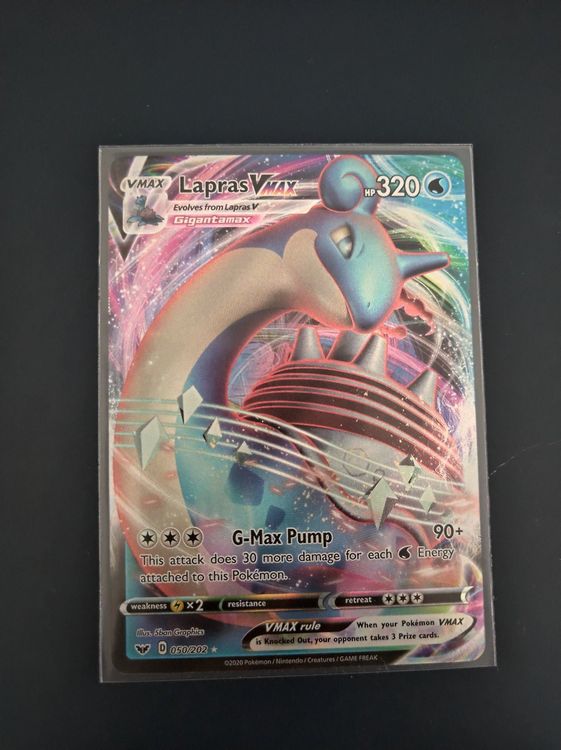 Lapras Vmax Sword Shield 050/202 | Kaufen auf Ricardo