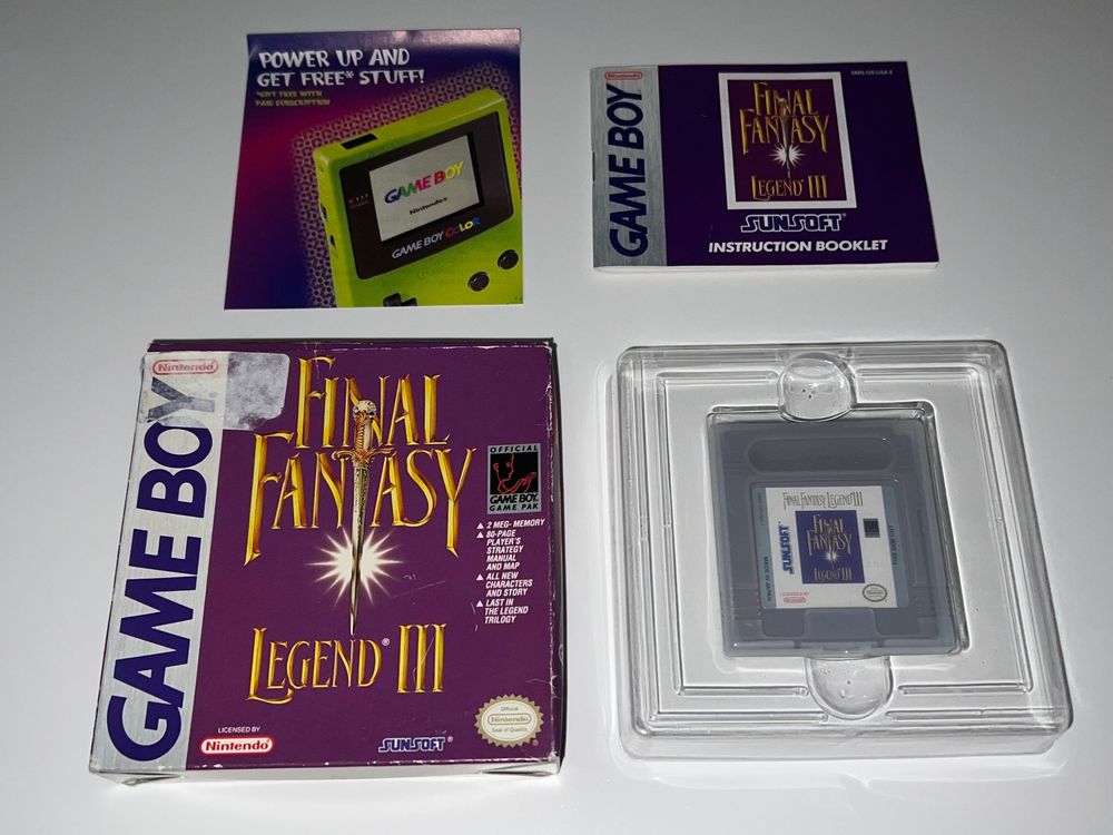 Game Boy Classic (GB) Spiel - Final Fantasy Legend III (OVP) (Gebraucht ...