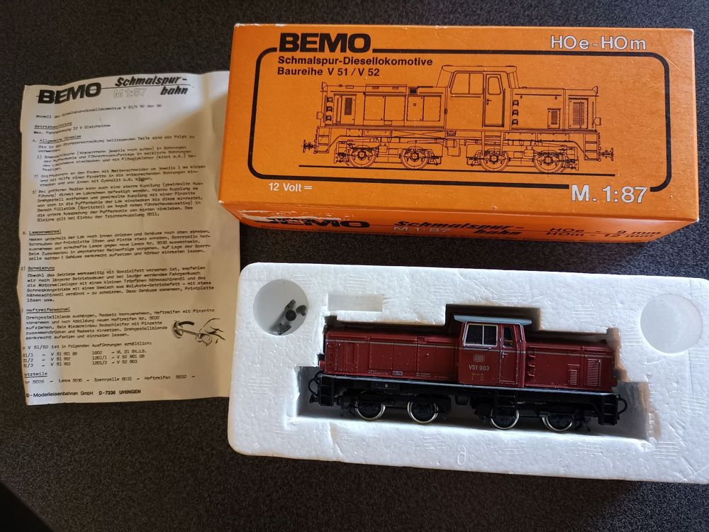 Bemo 1001/2 DB V51 903 (Gebraucht) in Muri b. Bern für CHF 100 – mit ...