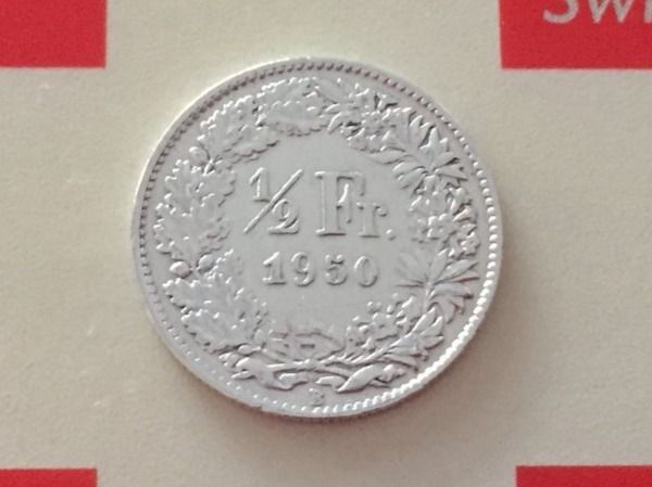 1/2 Franken 1950 ss-vz | Kaufen auf Ricardo