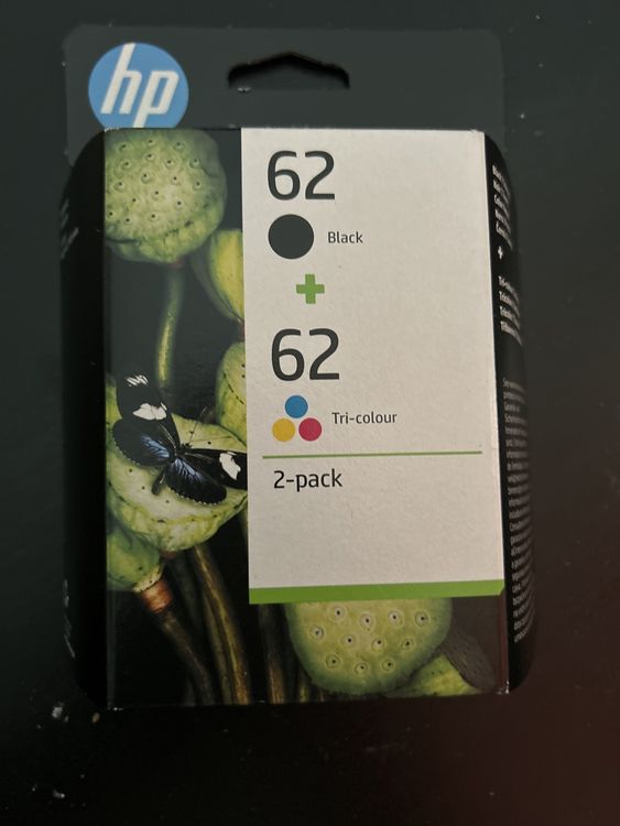 HP 62 Original Ink Cartridges, Black/Cyan/Magenta/Y (Neu und ...