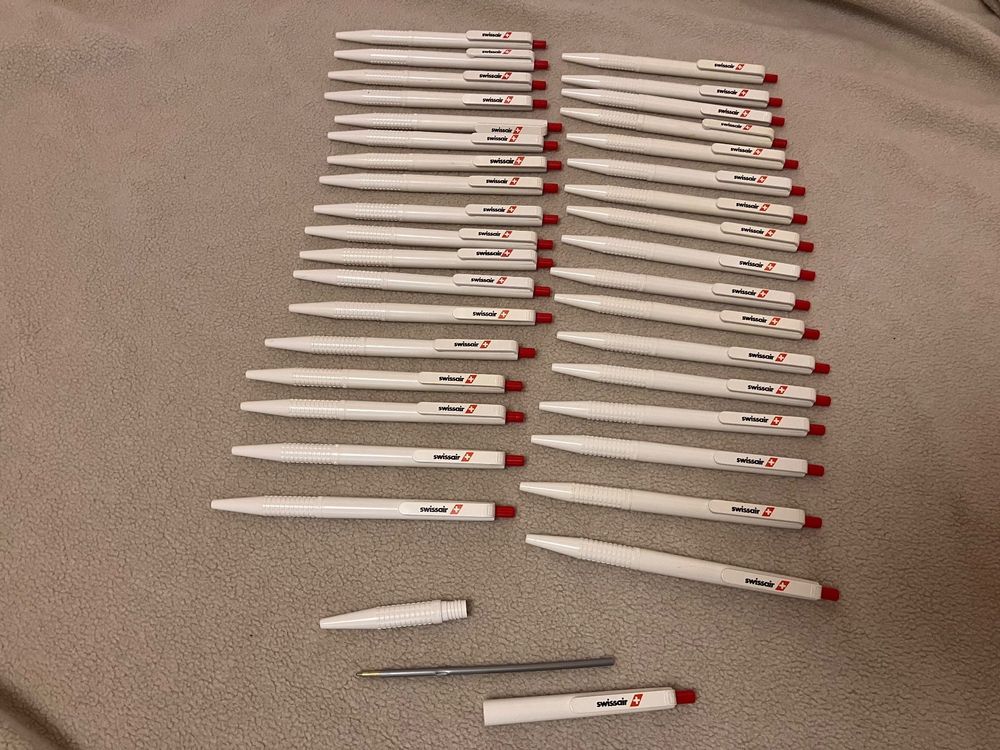 36x Swissair Kugelschreiber, top Zustand, top Sammlerstücke! (Gebraucht ...