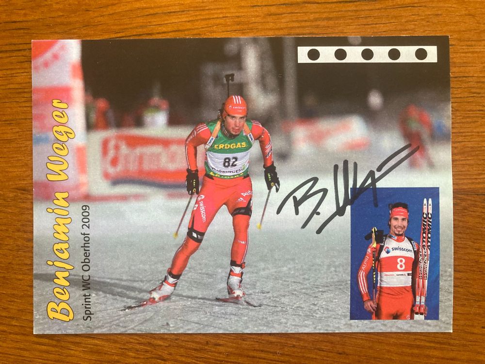 Benjamin Weger / orig. AK (Neu (gemäss Beschreibung)) in für CHF 5 ...