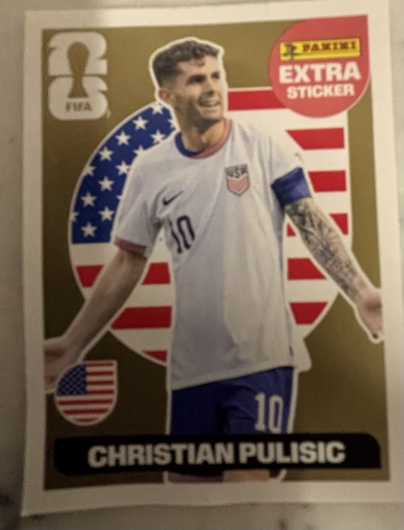 Panini Fifa World Cup 2026Extra Sticker Bronze Pulisic (Neuf (Voir ...