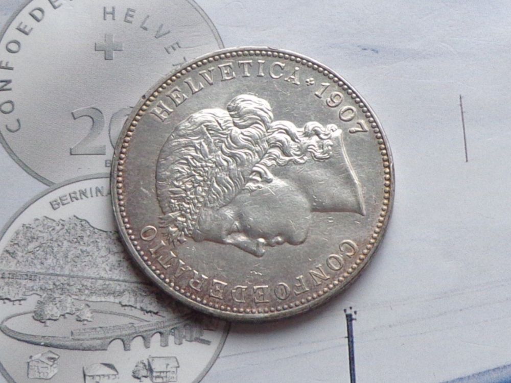 5 Fr. 1907 B Top Qualité - VZ /dép. 1Fr. (Gebraucht) in Pully für CHF 271 – mit Lieferung auf ...