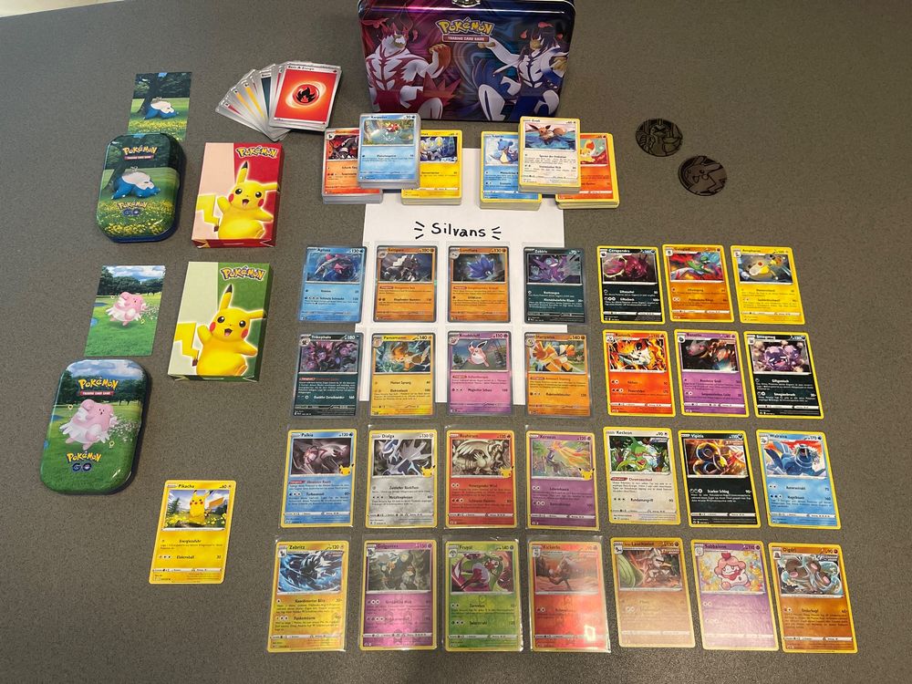 Pokemon 379 Karte XXL Set Deutsche Sammlung Glänzende Karten | Kaufen ...