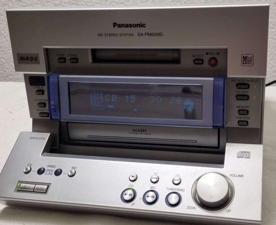 Stereoanlage Panasonic SA-PM65MD MiniDisc chaîne stéréo (Gebraucht) in ...