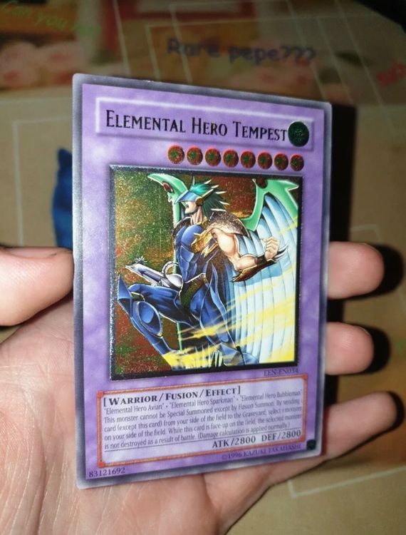 YU GI OH ELEMENTAL HERO TEMPEST EEN | Kaufen auf Ricardo