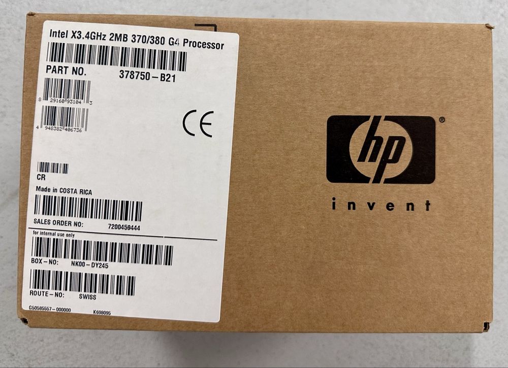 Intel X3.4GHz 2MB 370/380 G4 Processor (Neu und originalverpackt) in ...