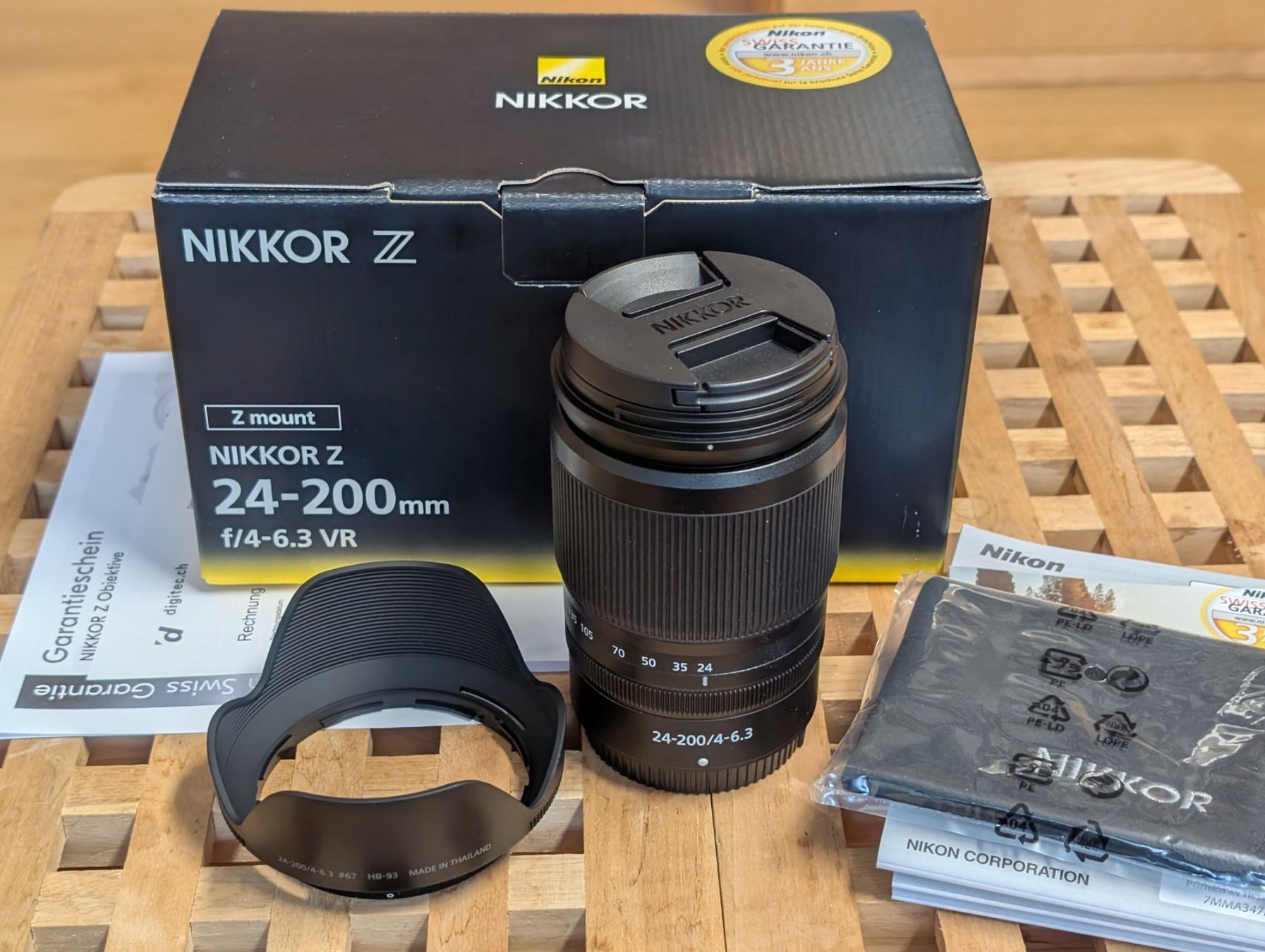 Nikon Nikkor Z 24-200mm f4-6.3 VR (Gebraucht) in Triesen für CHF 499 – mit Lieferung auf Ricardo ...
